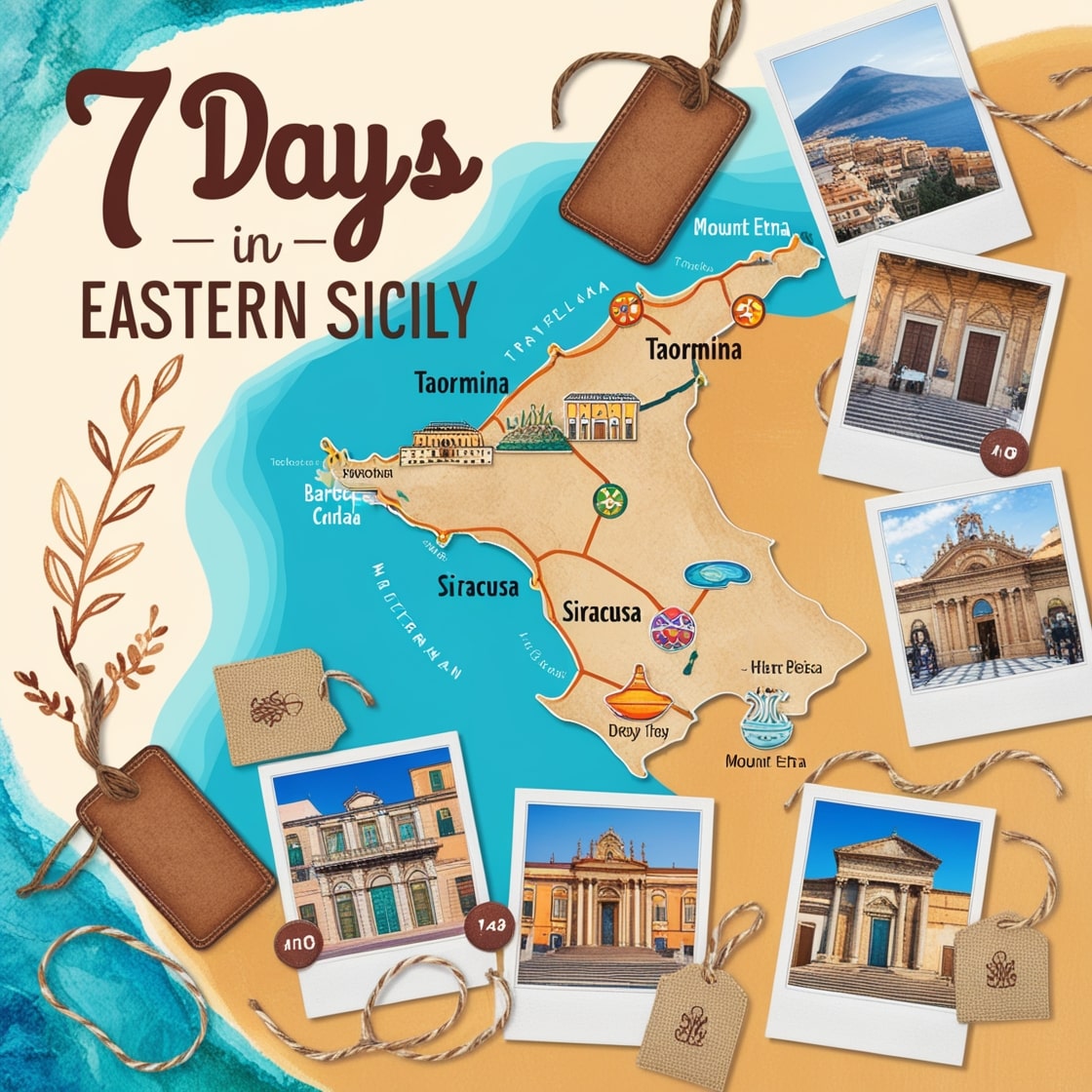 Sycylia wschodnia co zobaczyć, plan zwiedzania - Wyspa słońca