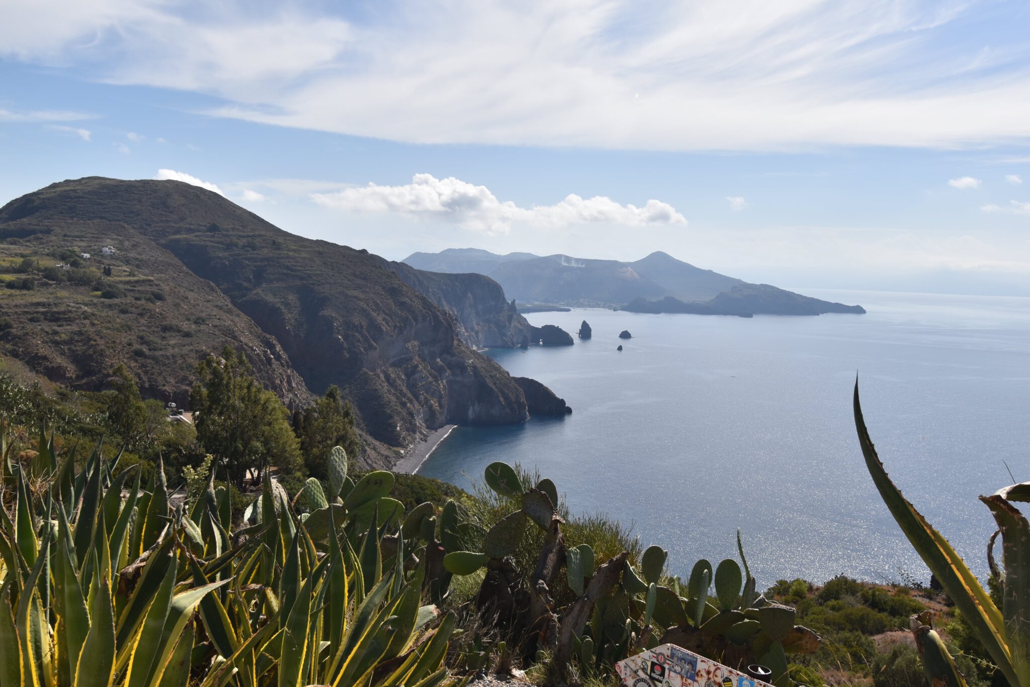 Atrakcje na wyspach Liparyjskich - mapa atrakcji - Wyspa słońca